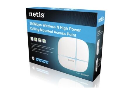 NETIS WF2520 Plafonnier WiFi N300 auto-alimente PoE actif - Achat/Vente ...