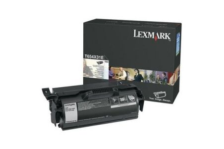 Toner LEXMARK T654X31E T654, T656 - Noir - Achat/Vente LEXMARK 972896