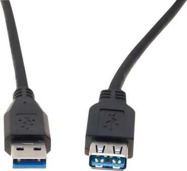 Rallonge USB 3.0 type A / A noire - 1,8 m - Achat/Vente OEM 532469