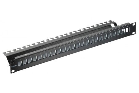 LEONI KERPEN MegaLine panneau 1U 24 ports STP keystone avec support ...